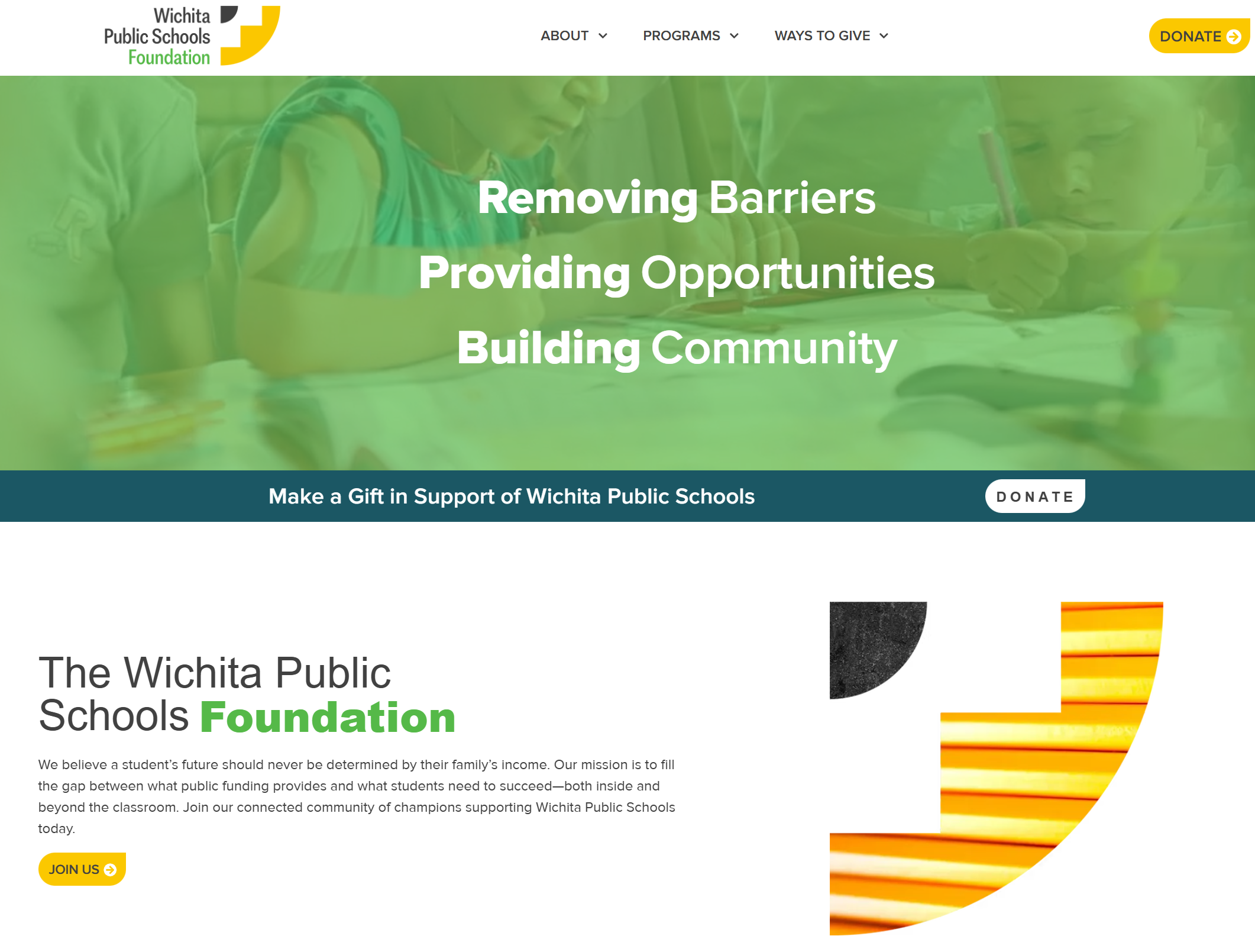 Promoting Student Success - Wichita Public Schools Foundation